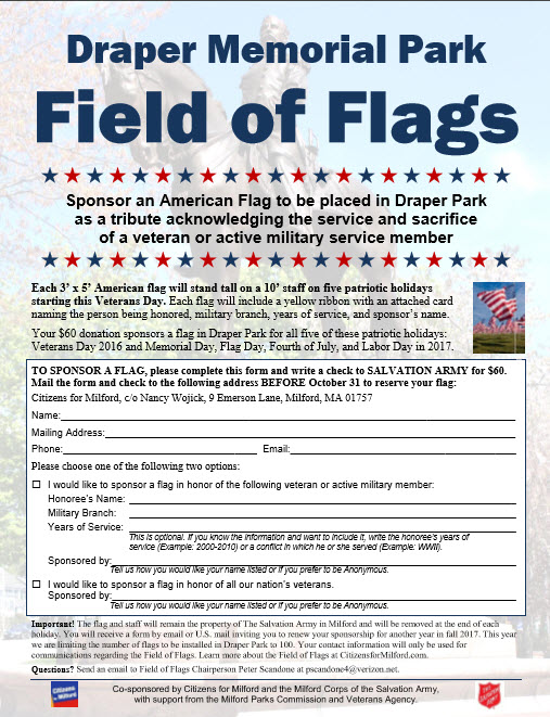 LET’S MAKE DRAPER PARK A SIGHT TO SEE WITH AMERICAN FLAGS HONORING OUR ...
