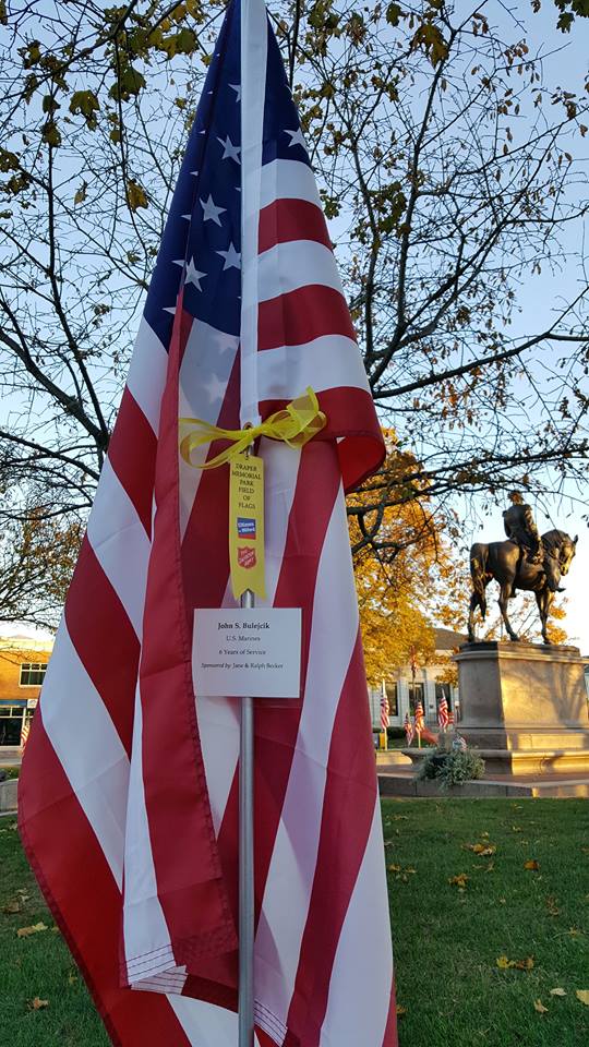 The Draper Memorial Park Field of Flags Is Flying Now | Citizens for ...